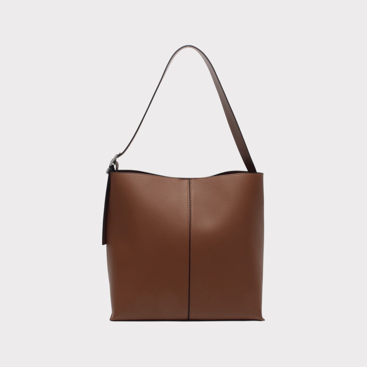 BESTINI PARIS - käsilaukku Tote bag with decorative clasp, suede effec ...